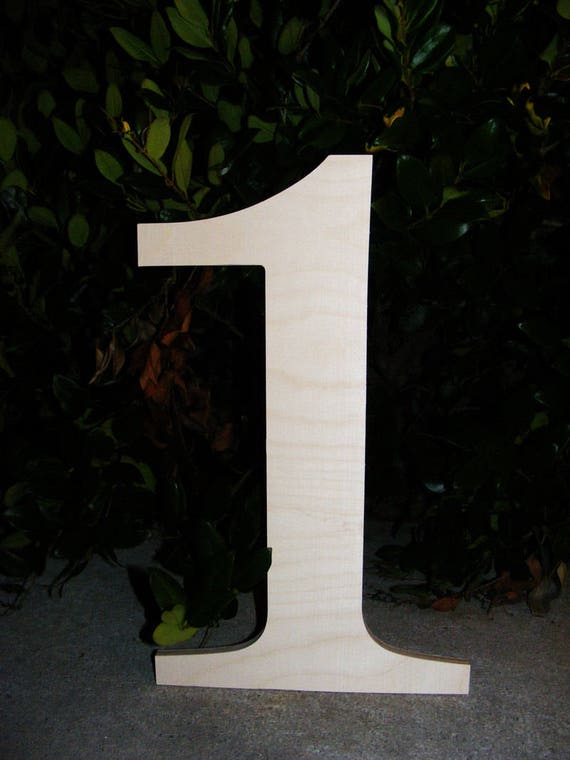 14 Birthday Large Wooden Number Photography Prop DIY | Etsy