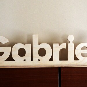 Custom Name Sign - Wood Word Sign - Custom Word Sign - Free Standing ...