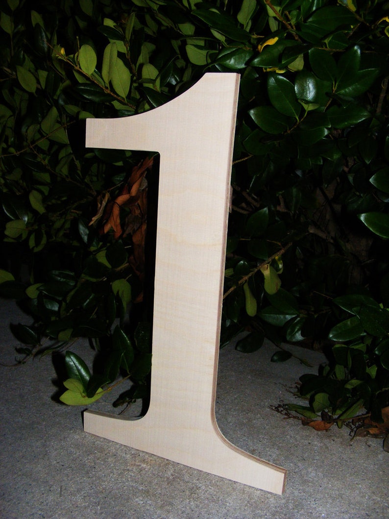 20 Birthday Large Wooden Number Photography Prop DIY - Etsy