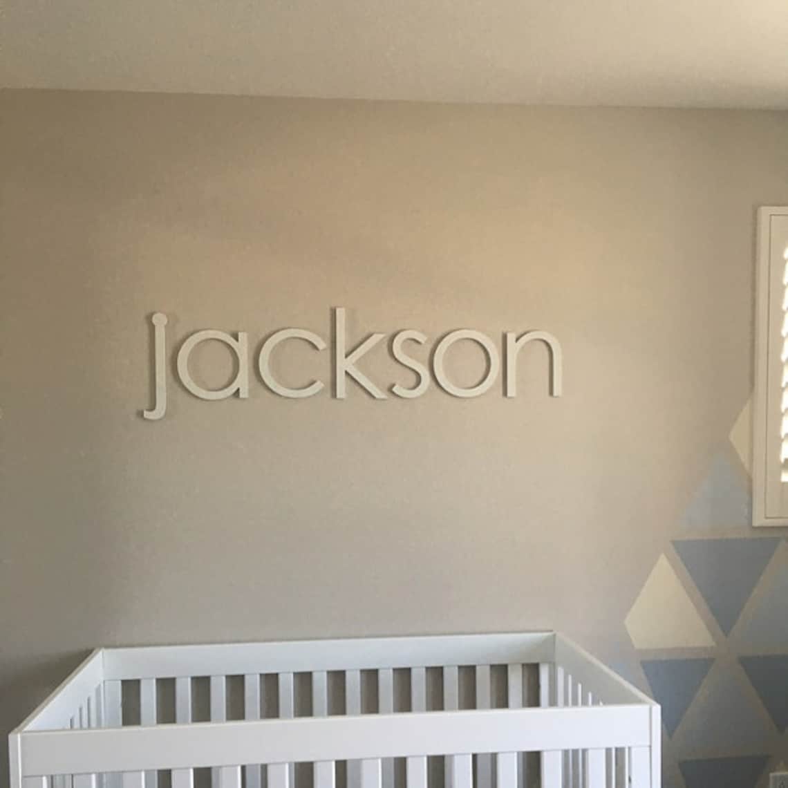 10 Nursery Wall Letters Nursery Decor Wooden Letters - Etsy