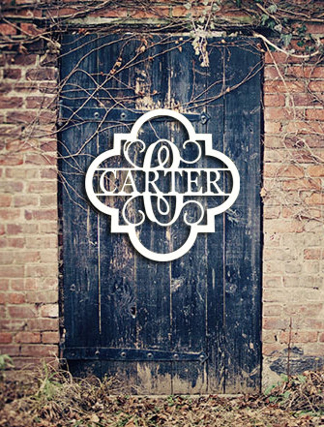 Wooden Monogram - Unpainted Wood Monogram Family Monogram - Wedding ...