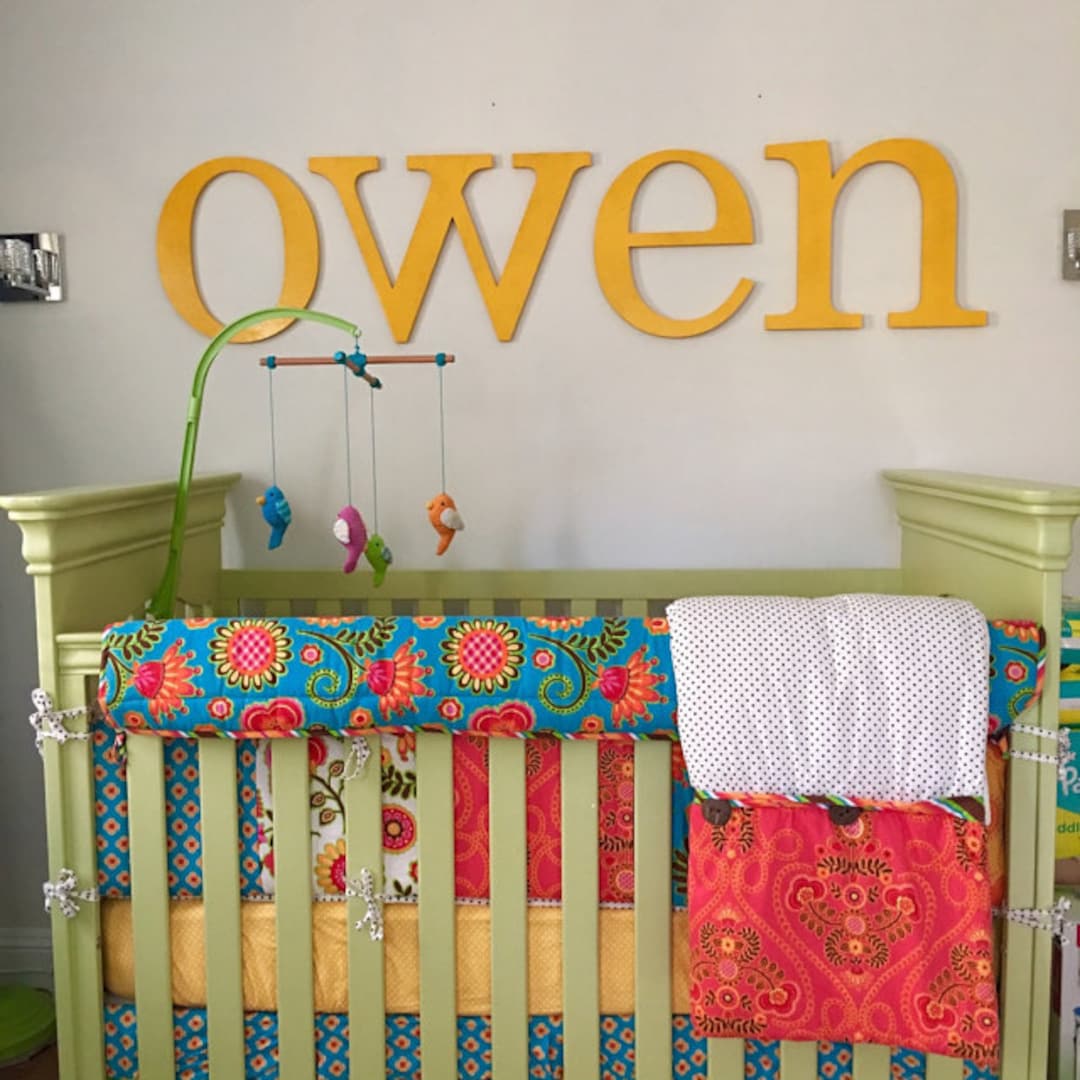 16" Baby Nursery Letters - Wooden Letters Wall Decor - Baby Room Decor ...