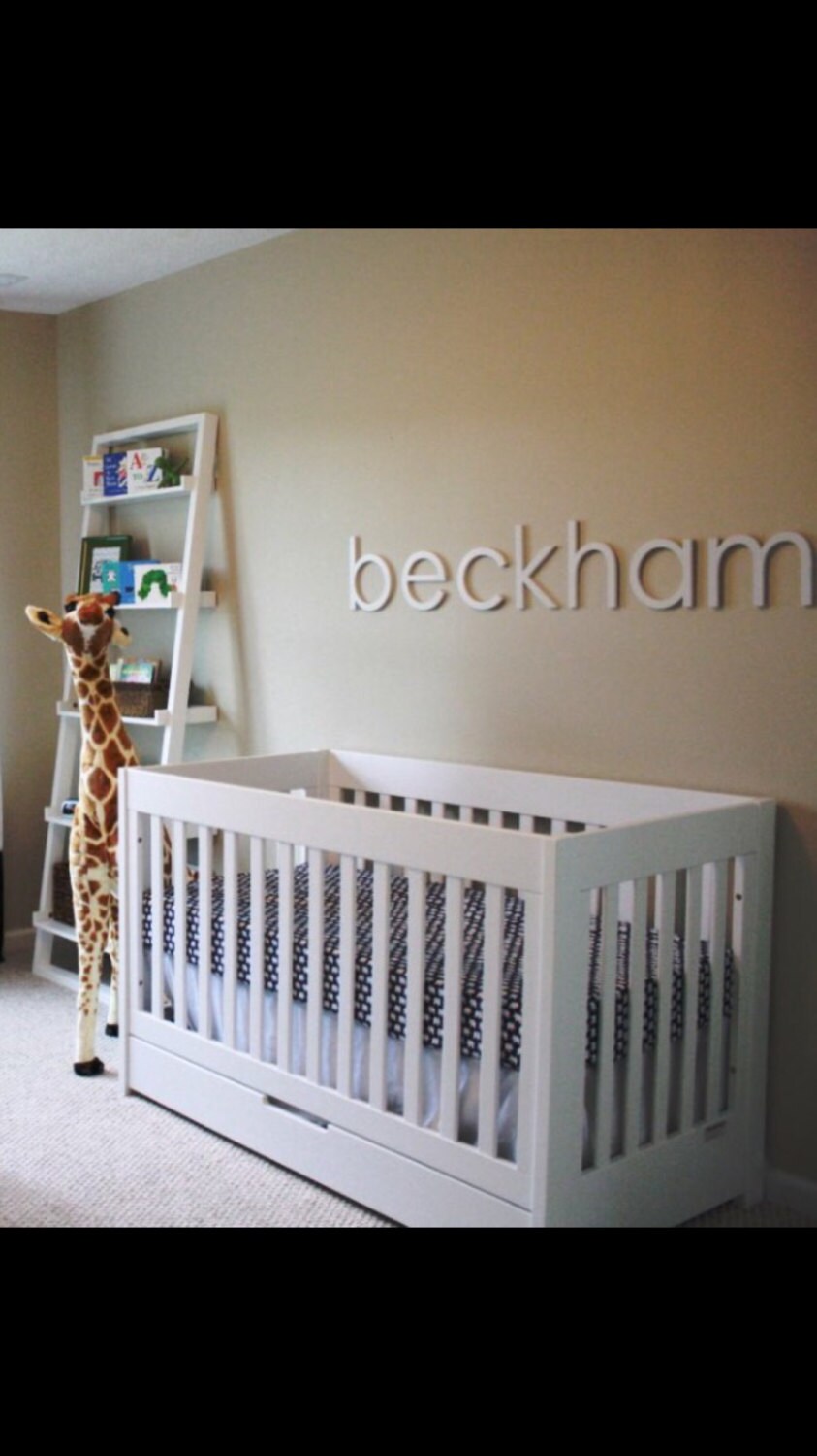 10 Nursery Wall Letters Nursery Decor Wooden Letters - Etsy