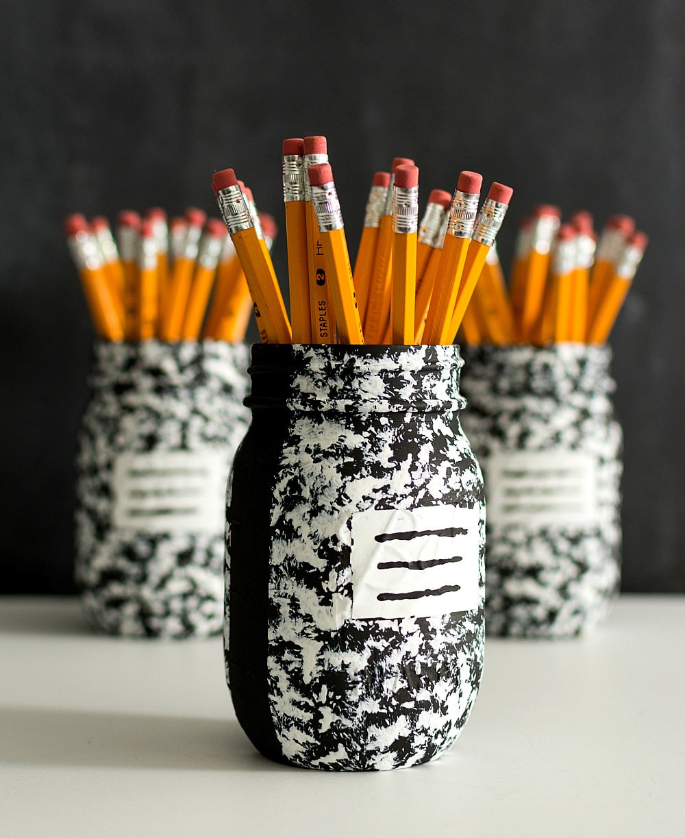 School Theme Mason Jars Teacher Gift Mason Jar Painted - Etsy