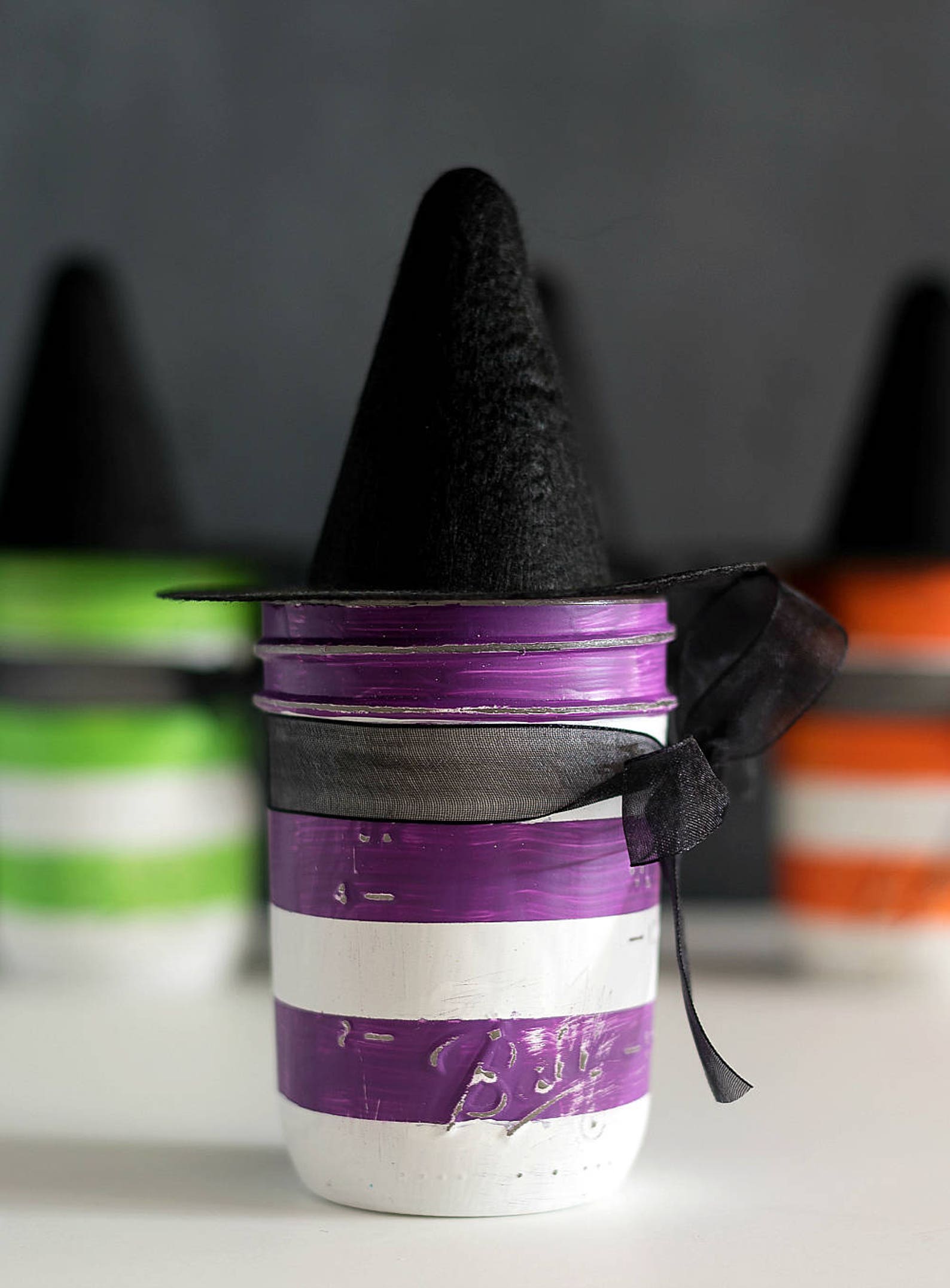 Witch Mason Jars Witch Hat Mason Jars Halloween Mason Jars | Etsy