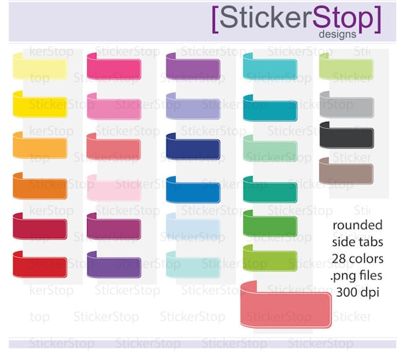 Photo Corner Tabs Clipart
