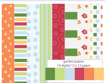 Gardening Garden Digital Clipart Set Instant Download PNG | Etsy