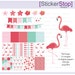 Flamingo Paper Pack and Digital Clipart - Instant Download PNG Files - Etsy