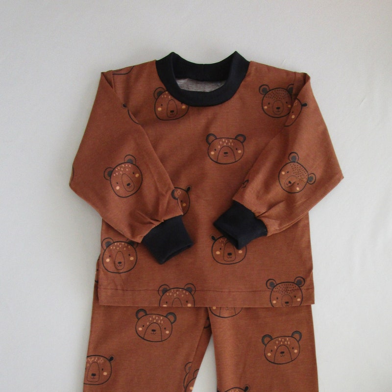 Boys Bear Pajamas - Etsy