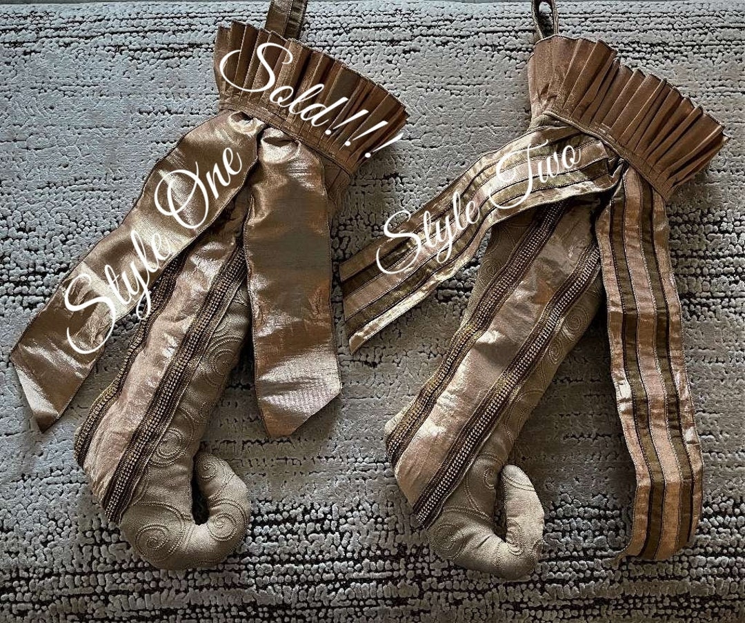 Luxury Christmas Stocking, Traditional, non-traditional Designer ...