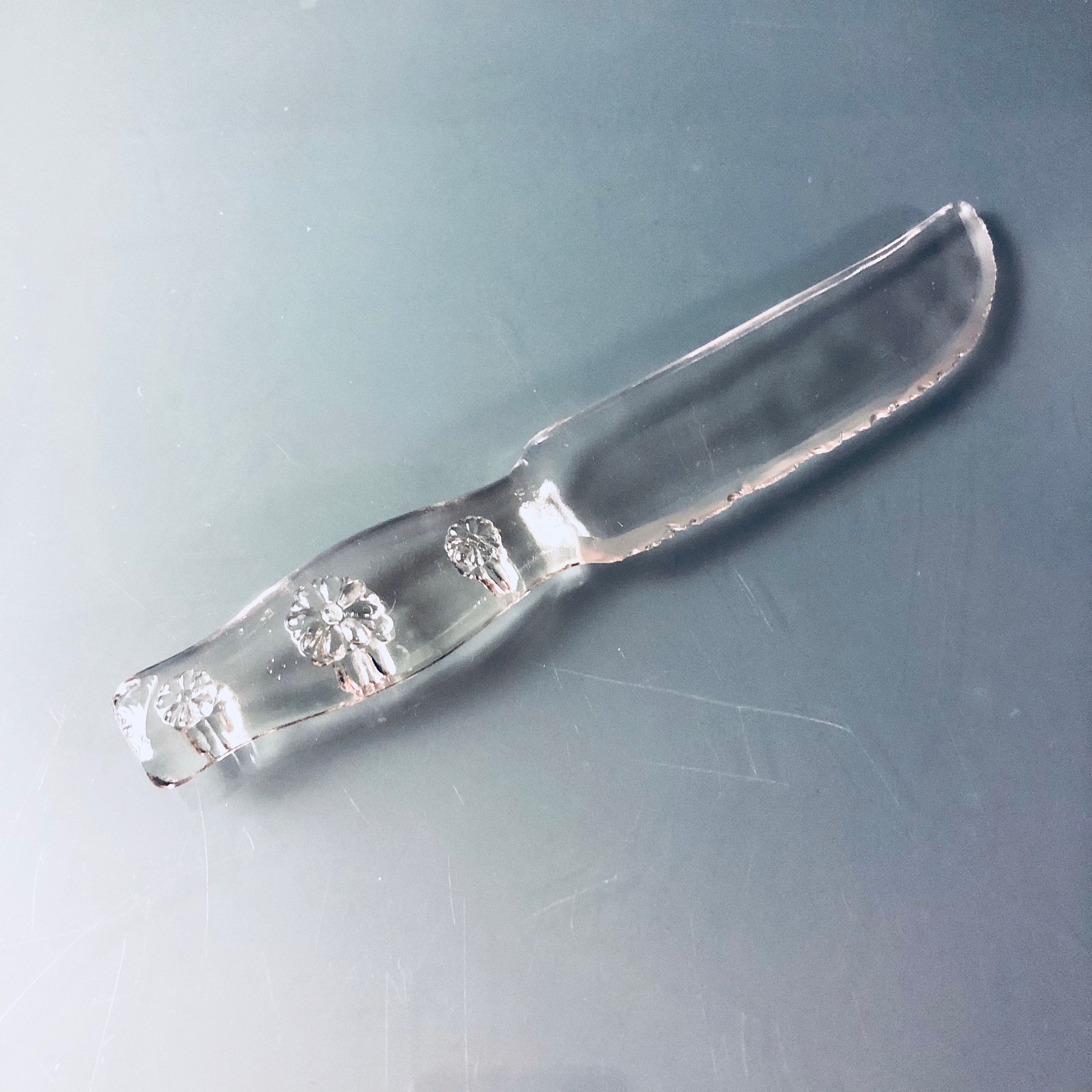 Vintage Glass Knife