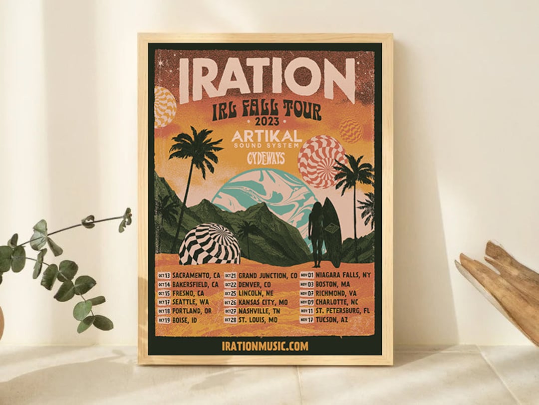 Iration IRL Fall Tour 2023 Poster - Etsy