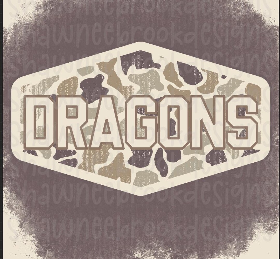 Distressed CAMO DRAGONS PNG Digital File - Etsy