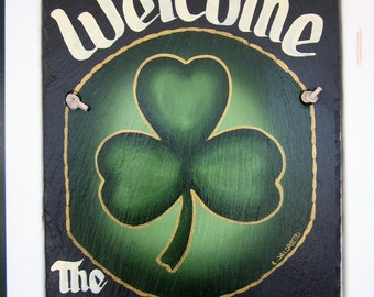 Irish Welcome Sign - Etsy