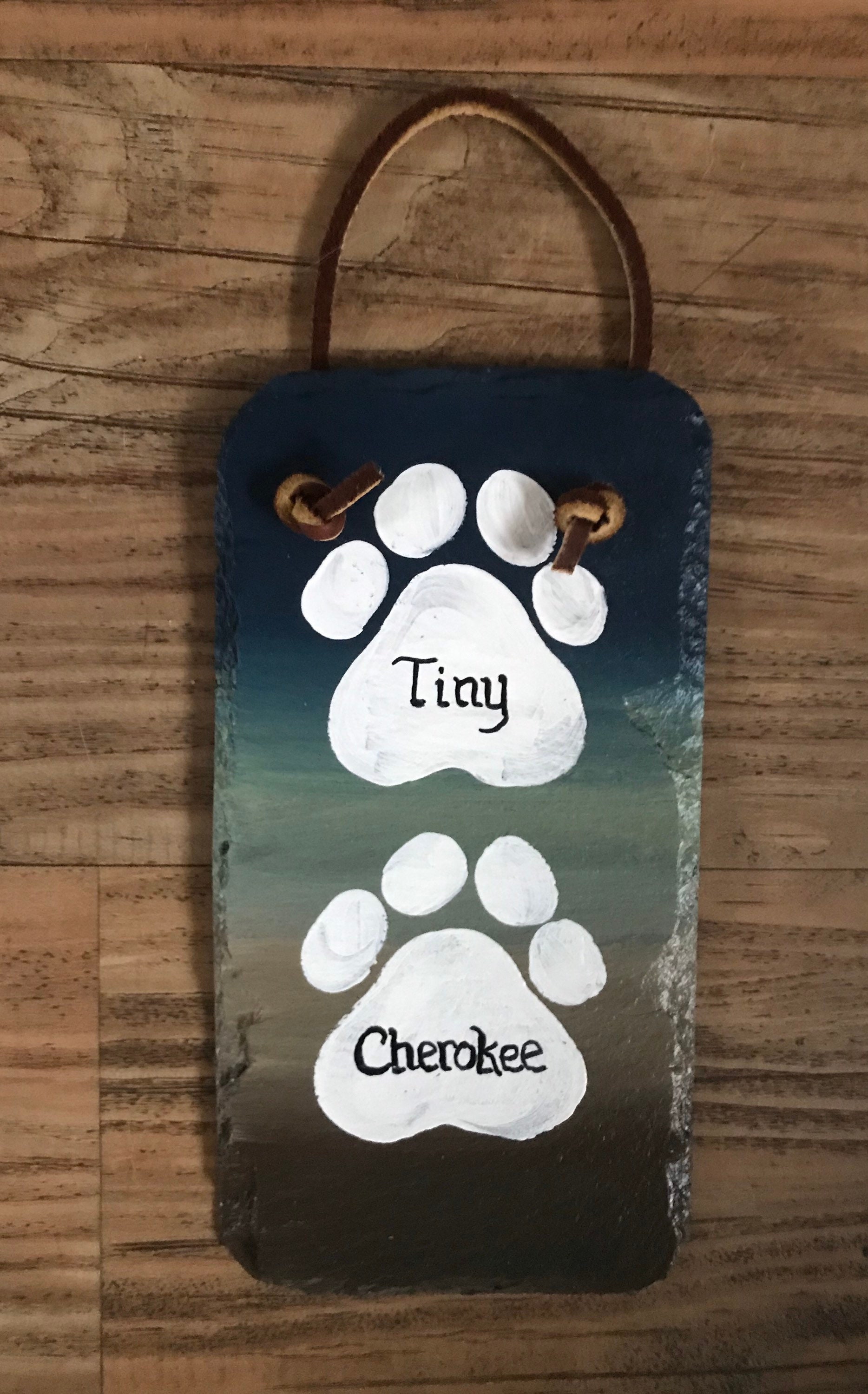 Double and Triple and Quadruple Pawprints Personalized With - Etsy