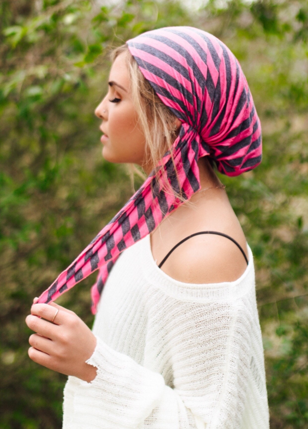 Gift for Nurse Doctor Hospital Patient Pre Tied Bandana Head Wrap Hijab ...