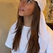 Black or White Durag Sun Visor With Pre Tied Turban Head Scarf Hijab ...