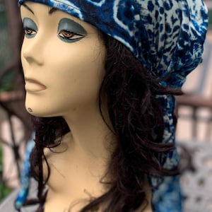 Swim Cap | Modern Head Covering | Swimming Durag Tie Dye Hair Wrap ...