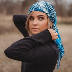 Swim Cap | Modern Head Covering | Swimming Durag Tie Dye Hair Wrap ...