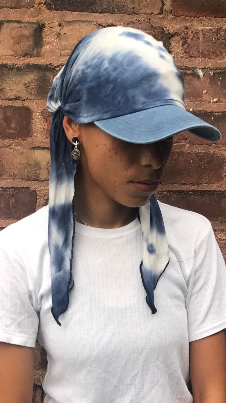 Baseball Cap Head Scarf Hat Cover & Conceal Hair Casual Beachwear ...