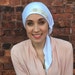 White Head Scarf for Woman | White Hair Covering | White Fashion Head ...