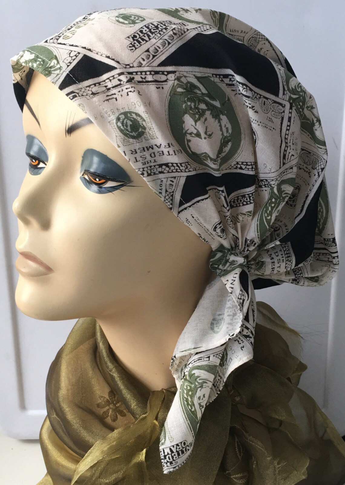 Unique Gift for Money Lover | PACK OF 2 | Dollar Sign Headscarf | Pre ...