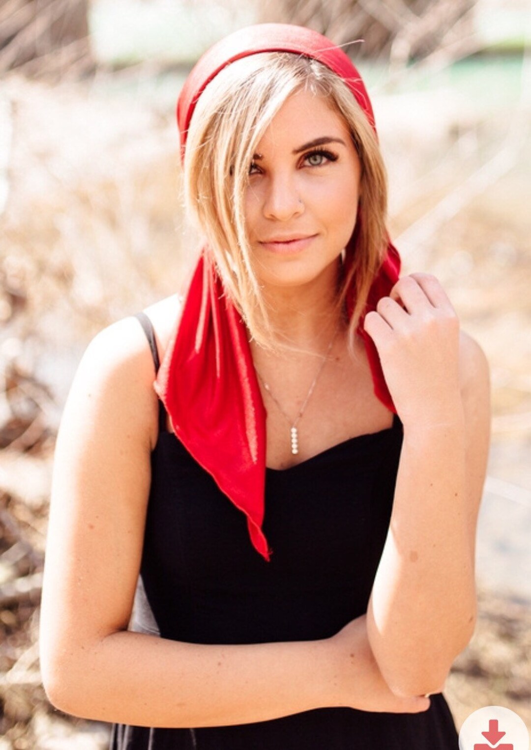 Red Hair Scarf for Woman Bandana Tie Back Hat Durag Fashion - Etsy UK