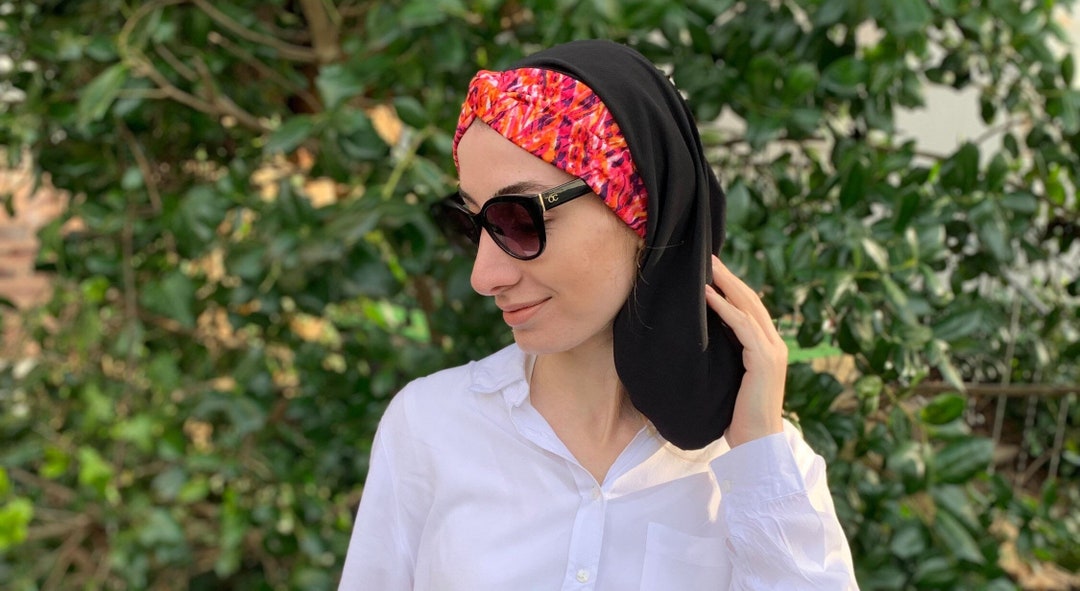 Headcovering Colorful Turban to Cover Your Long or Short Hair | Snood ...