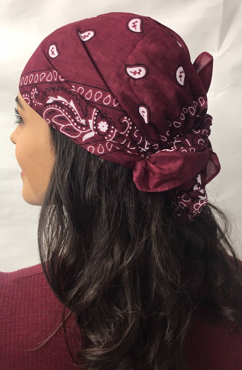 Cotton Bandanas | Cotton Scrub Cap Tie Back Hat for Doctor Nurse ...