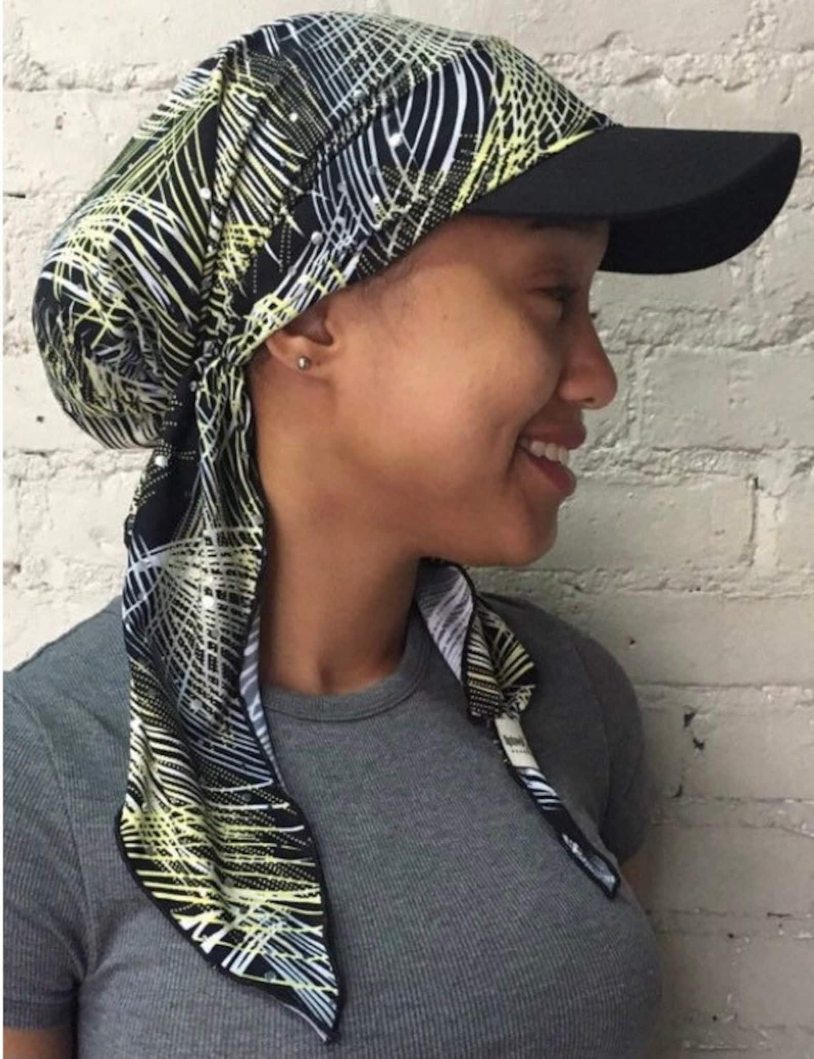 Hat Scarf .adjustable Baseball Cap Visor Covering. Sport | Etsy