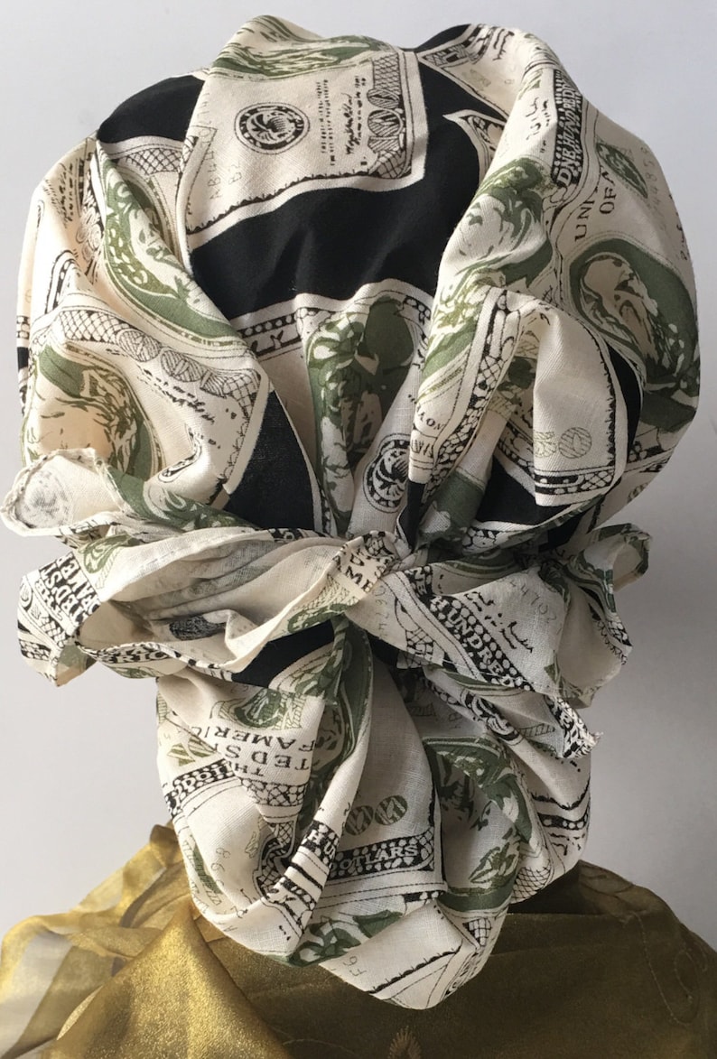 Unique Gift for Money Lover | PACK OF 2 | Dollar Sign Headscarf | Pre ...