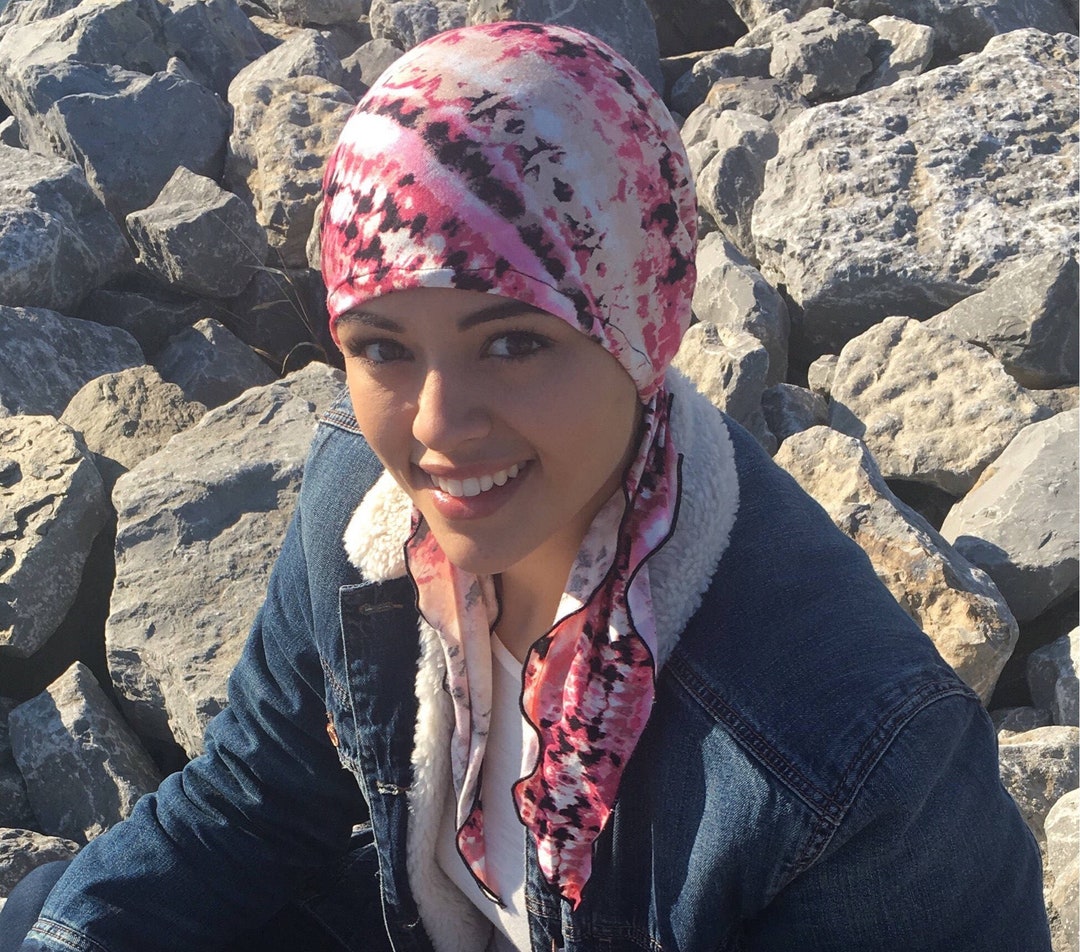 Head Scarf for Woman Colorful Durag Tie Back Hat for to Conceal Hair ...