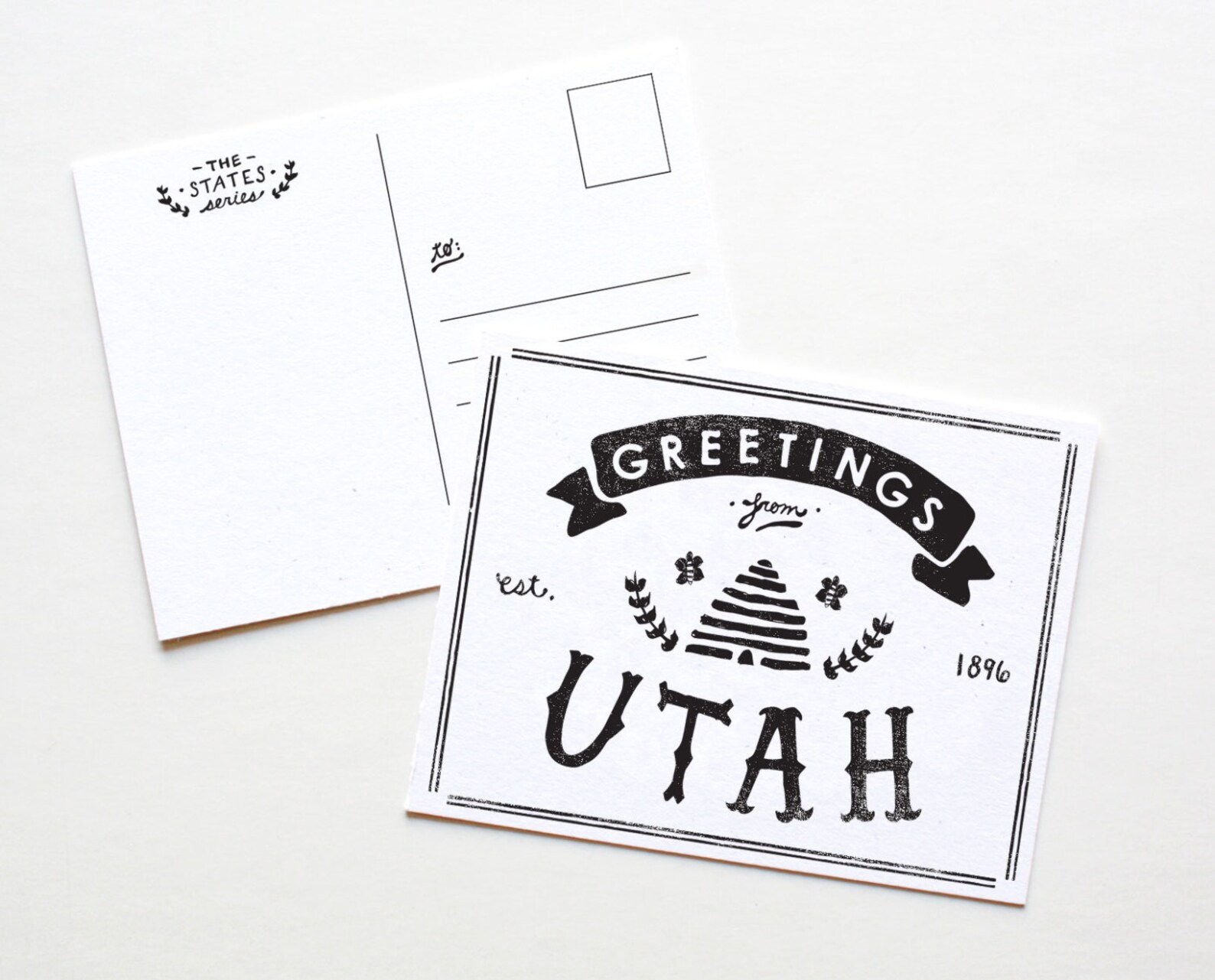 State of Utah Postcard - Etsy