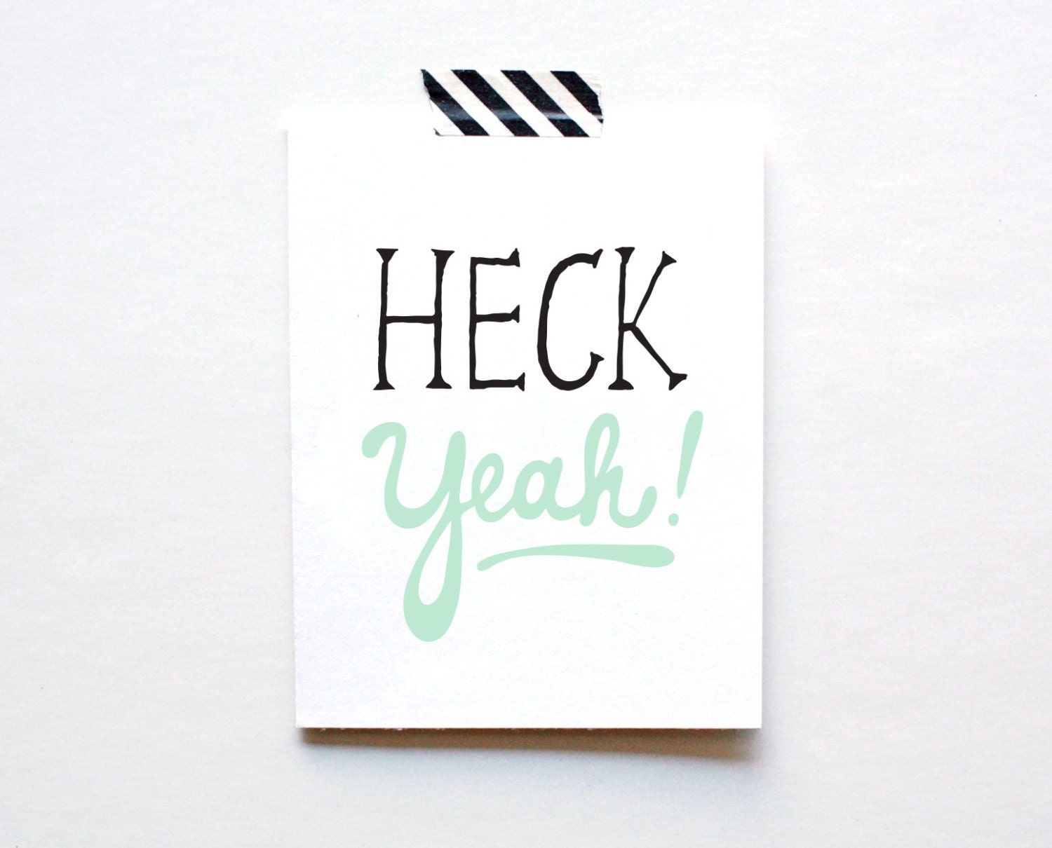 Funny Congratulations Card, Graduation Card Heck Yeah - Etsy
