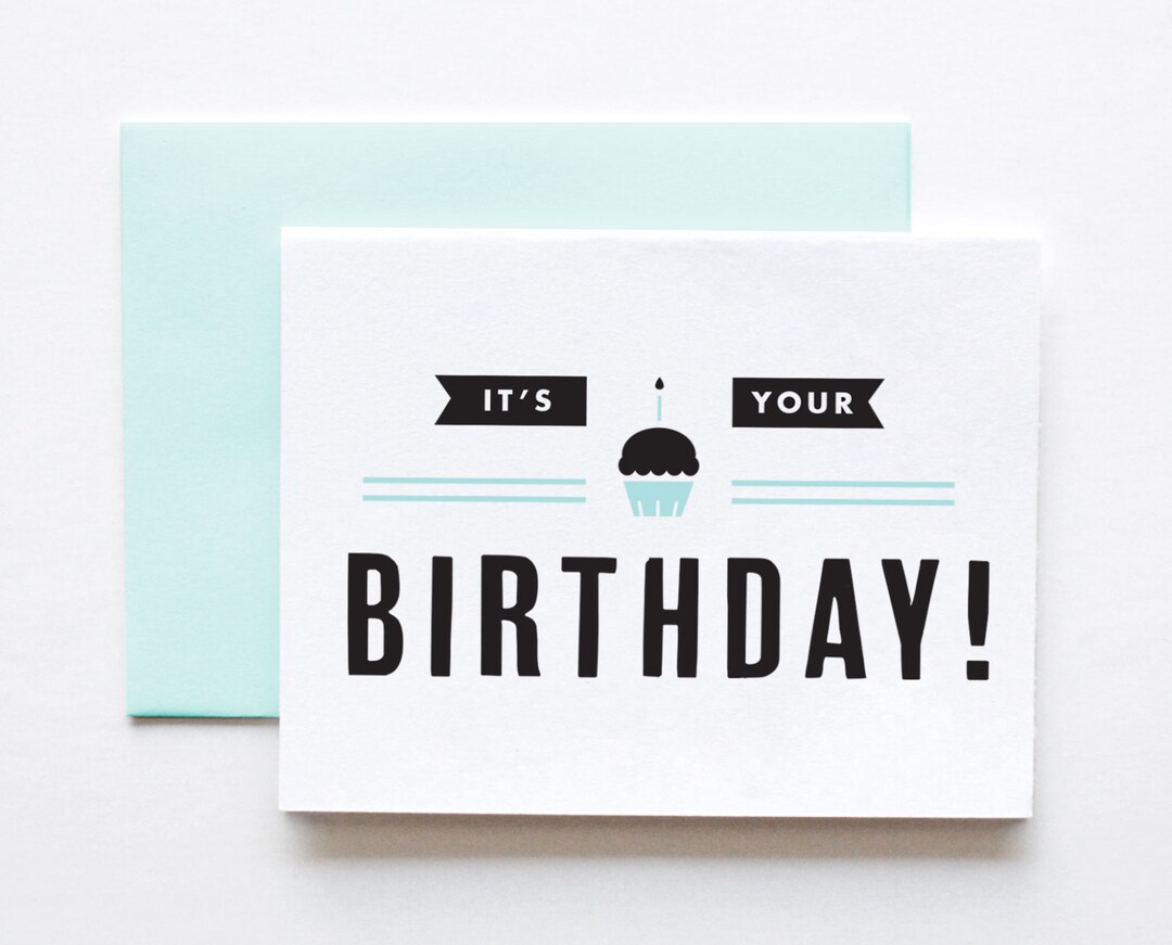 Birthday Card- It's Your Birthday! - Etsy
