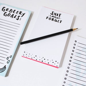 SALE- Notepad- to Do List - Etsy