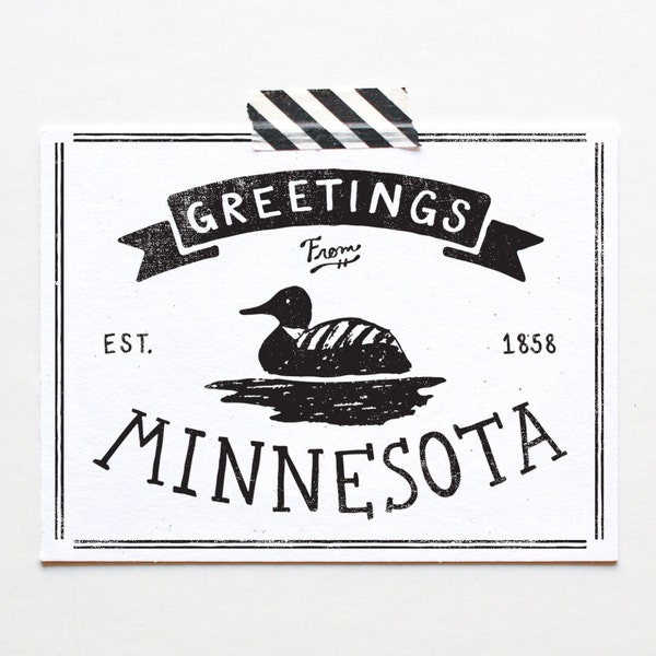Minnesota Postcard - Etsy