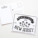 State of New Jersey Postcard - Etsy