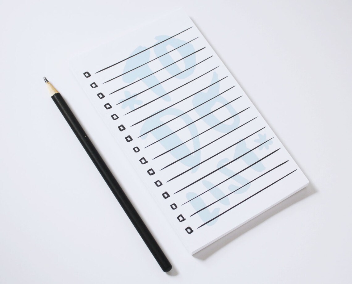 SALE Notepad to Do List - Etsy
