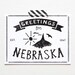 State of Nebraska Postcard - Etsy