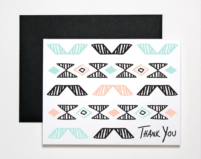 Thank You Card- Pattern - Etsy