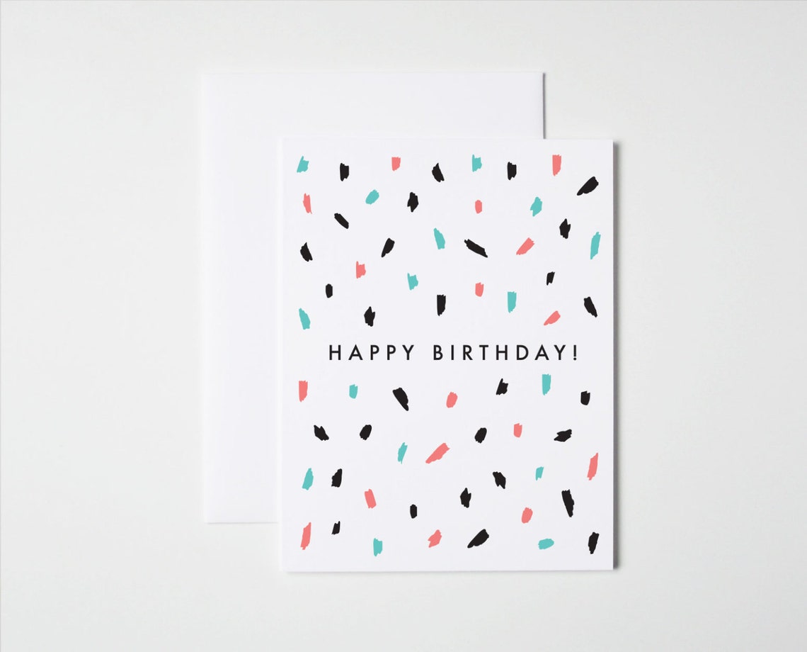 Birthday Card Confetti - Etsy