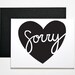 I'm Sorry Card- Sorry Heart - Etsy