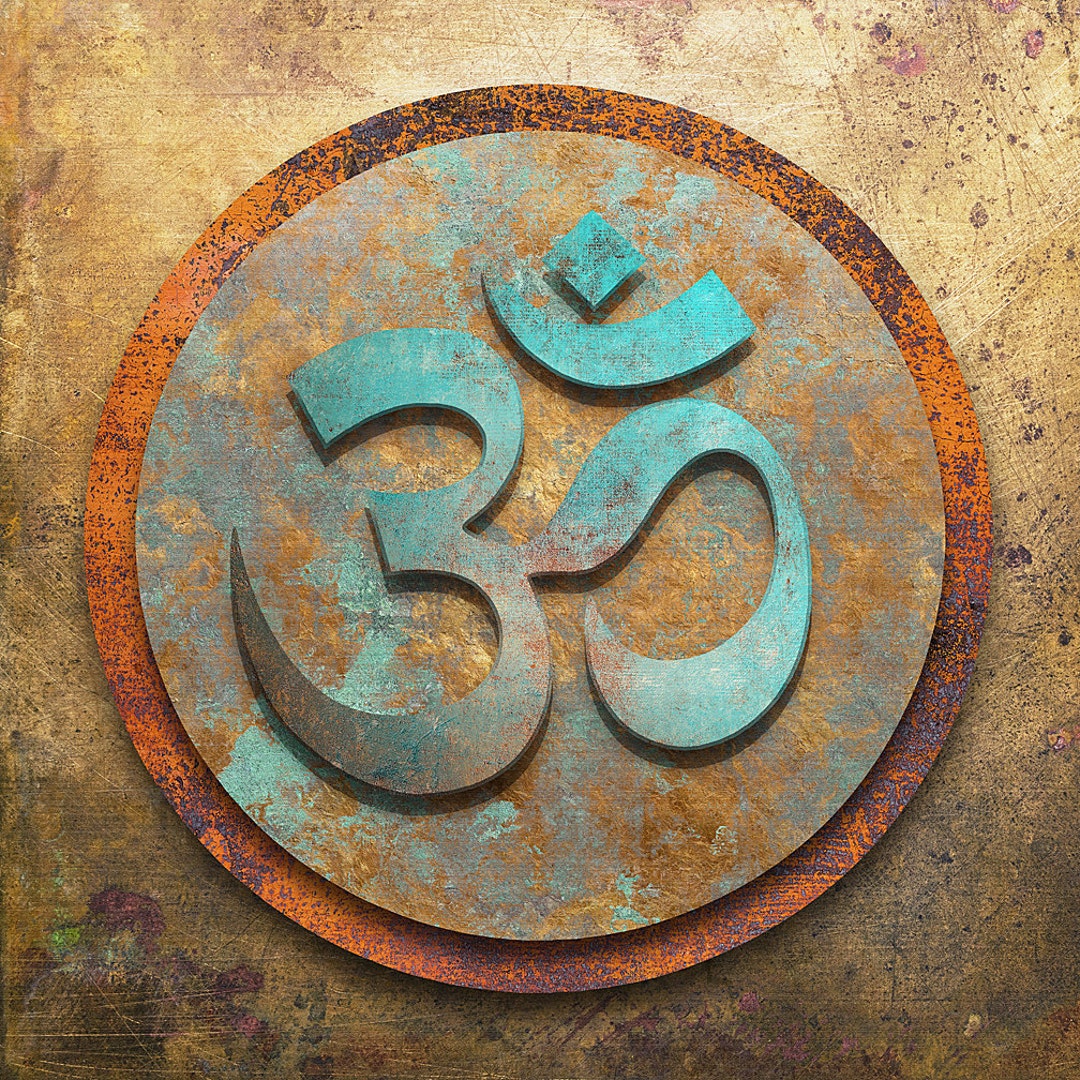 Om Symbol Gallery Wrapped Wall Art - Etsy