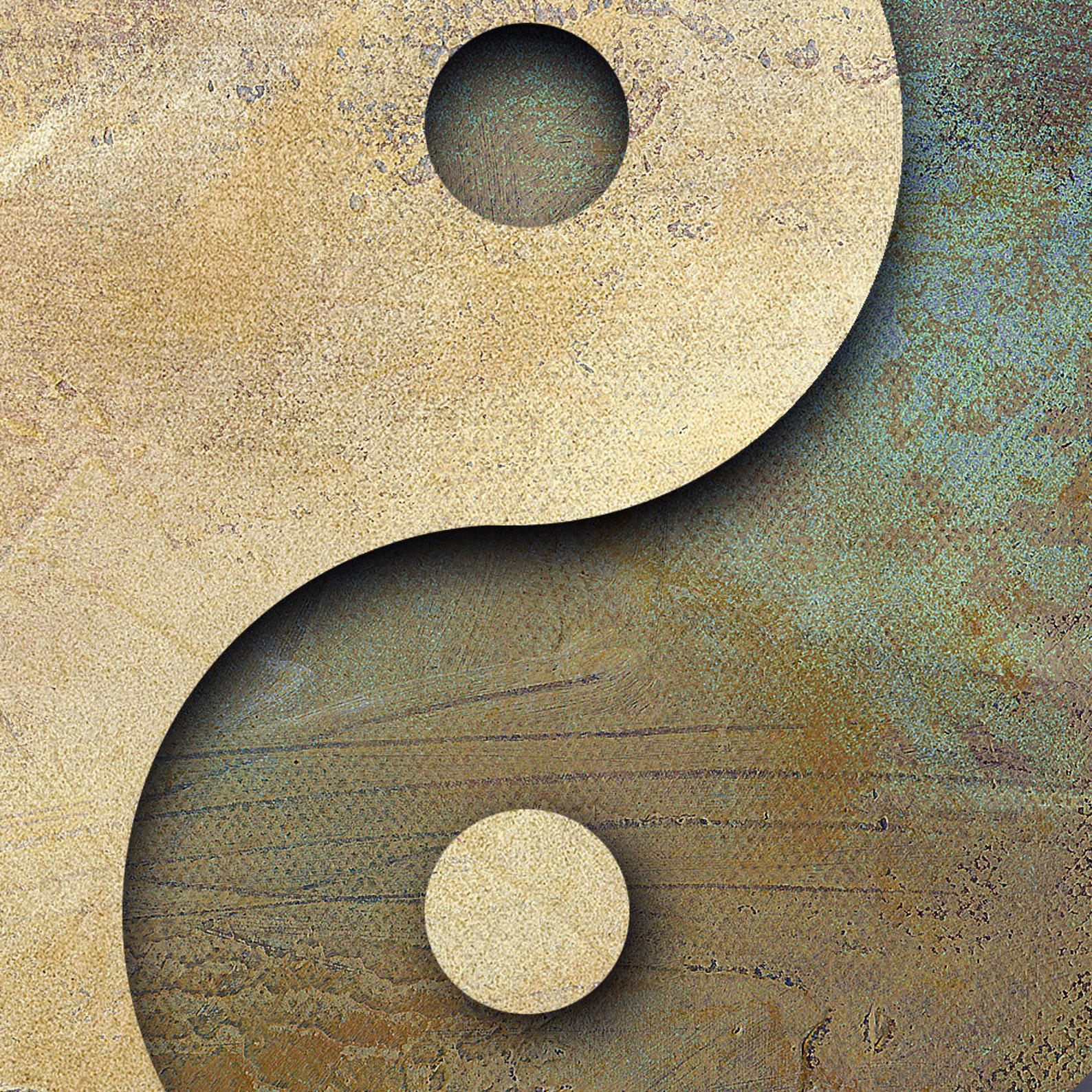 Yin Yang 3D Dimensional Metal Wall Sculpture - Etsy