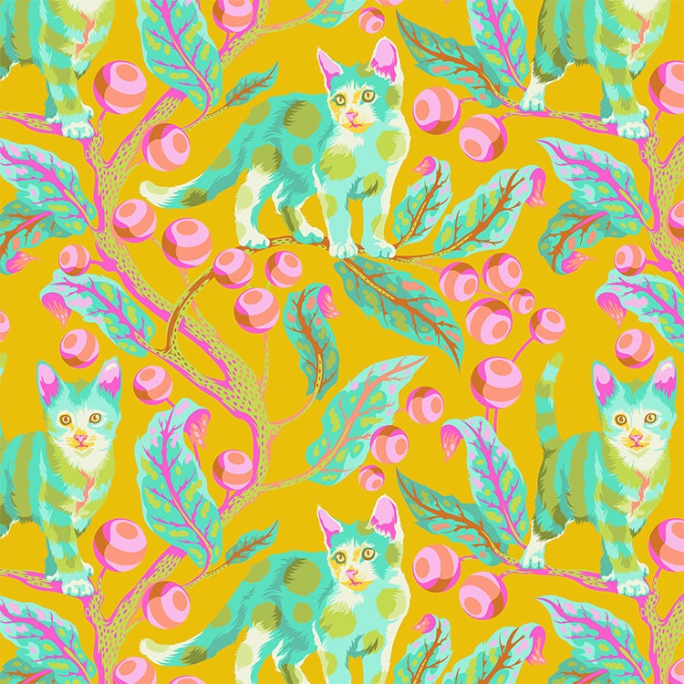 Tula Pink Tabby Road BTFQ - Etsy