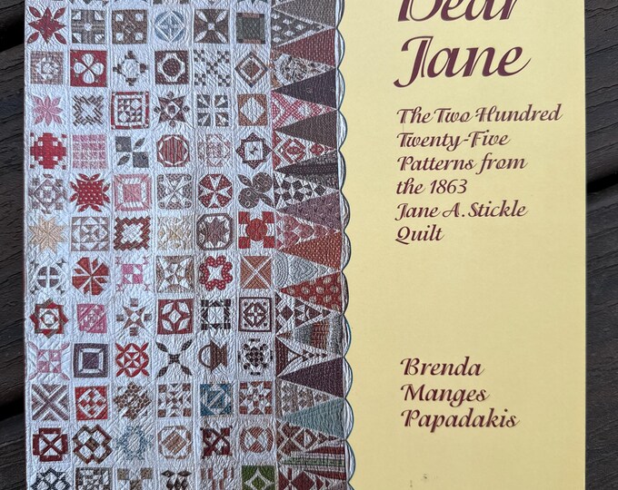 Dear Jane and Hannah Quilt Book - Etsy