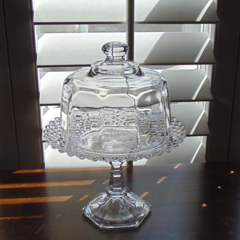 Crystal Cake Stand - Etsy