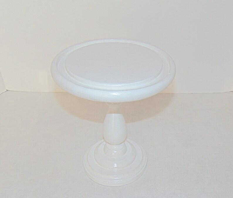 Wood Dessert Stand With Glass Dome White Cheese Stand With - Etsy