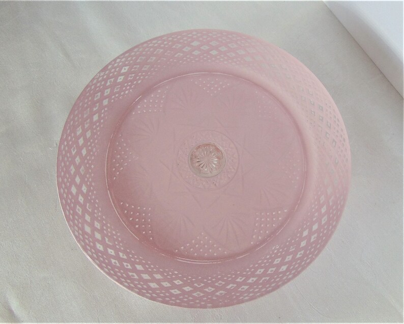 10 Inch Pink Cake Stand Pink Wedding Cake Pedestal Baby Pink - Etsy